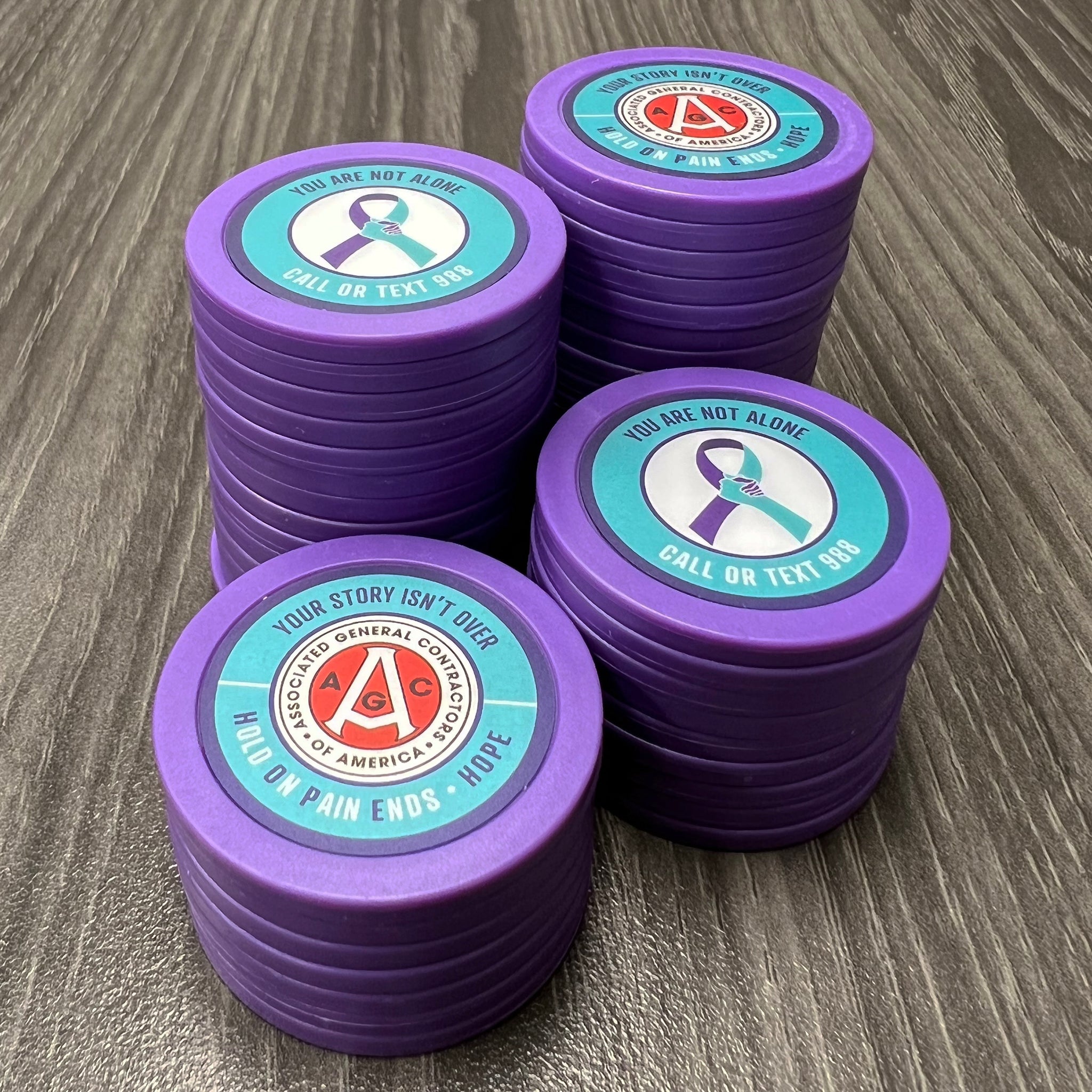 Associated General Contractors HOPE Coin - 100 Units – First Place Pins